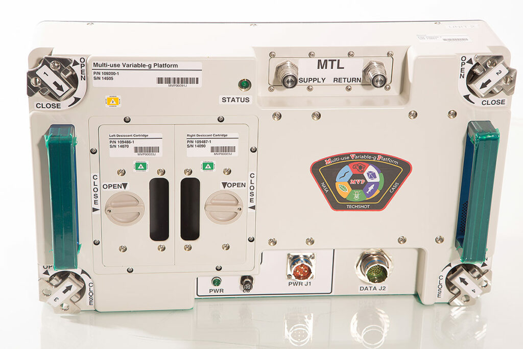 Applying Gravity in Microgravity Through the Techshot MVP