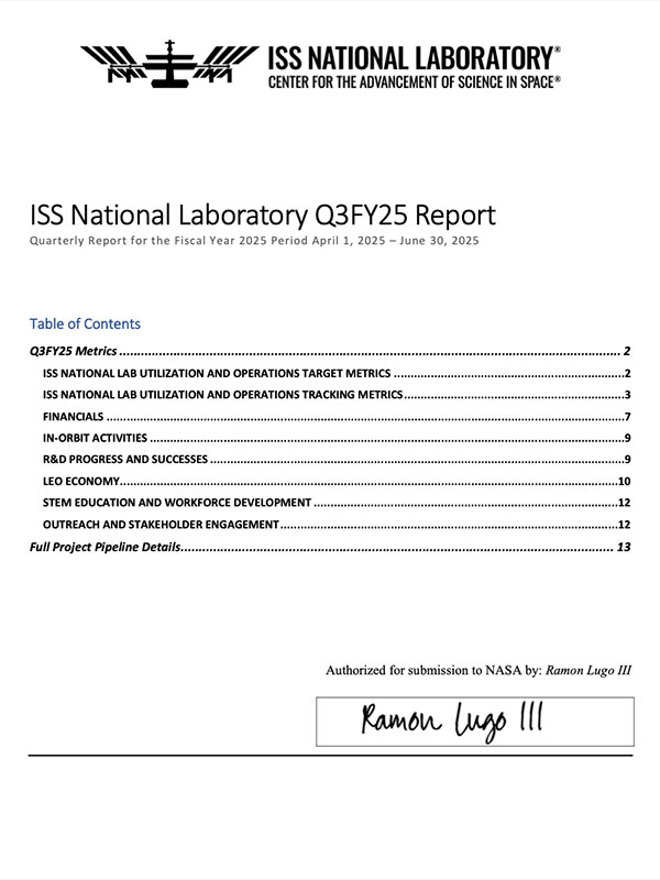 Resources and Publications - ISS National Lab