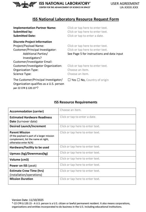 Resources and Publications - ISS National Lab